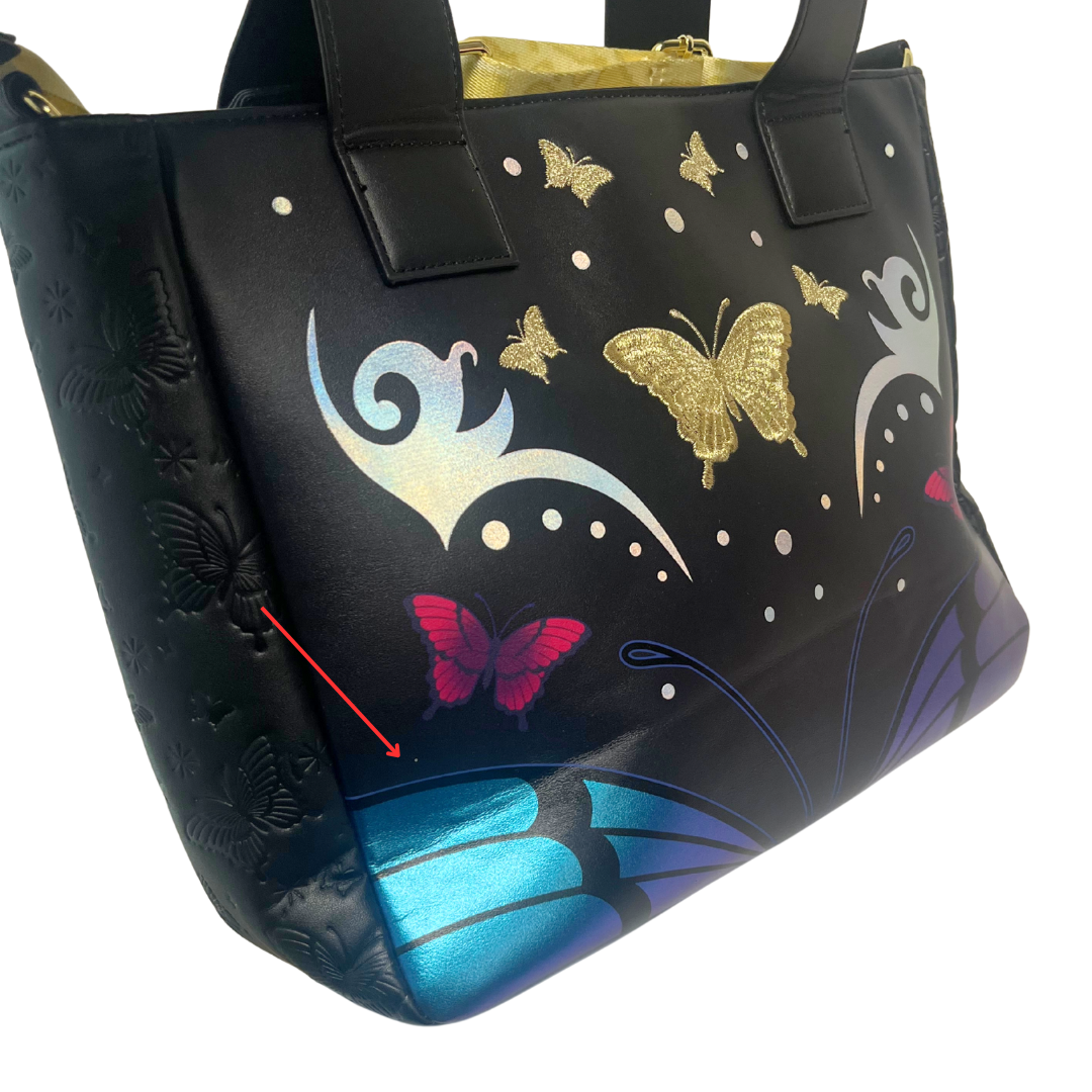 Loungefly Britney Spears Butterfly Tote w/ Snake Coin Pouch DEFECTIVE ...