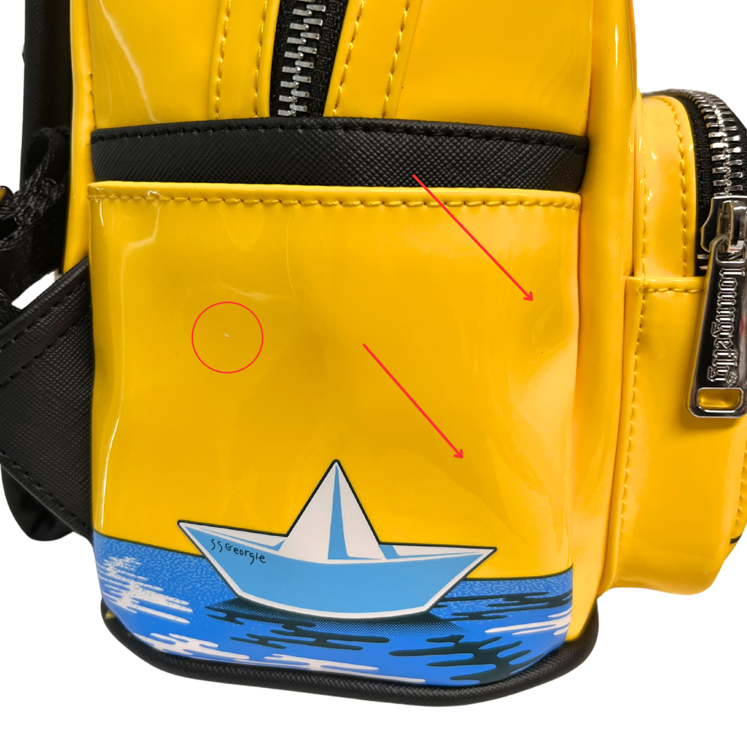 Loungefly Warner Brothers It Raincoat Mini Backpack DEFECTIVE #402 ...