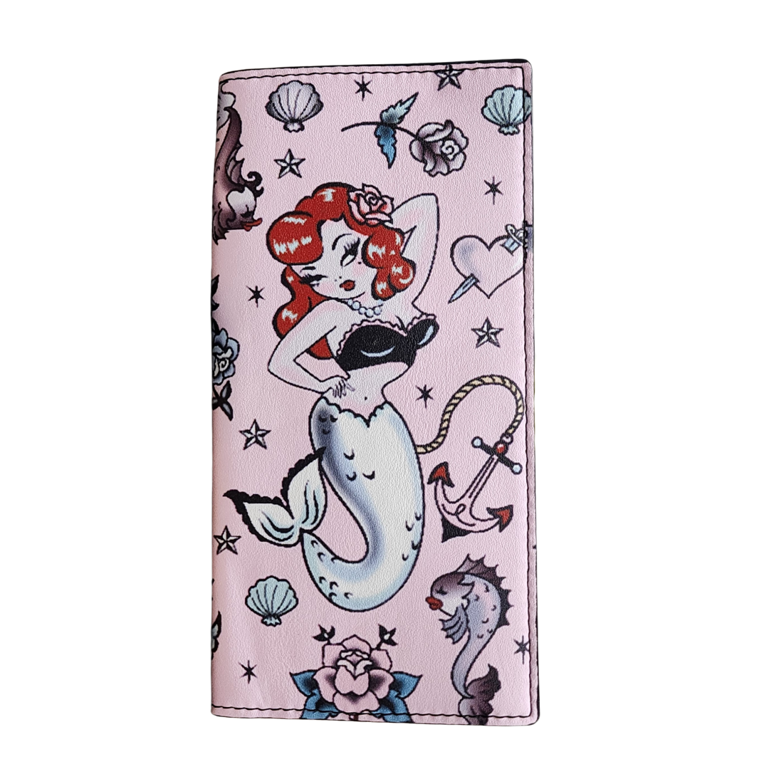Miss Fluff Molly Mermaid Pink Wallet – Modern Pinup