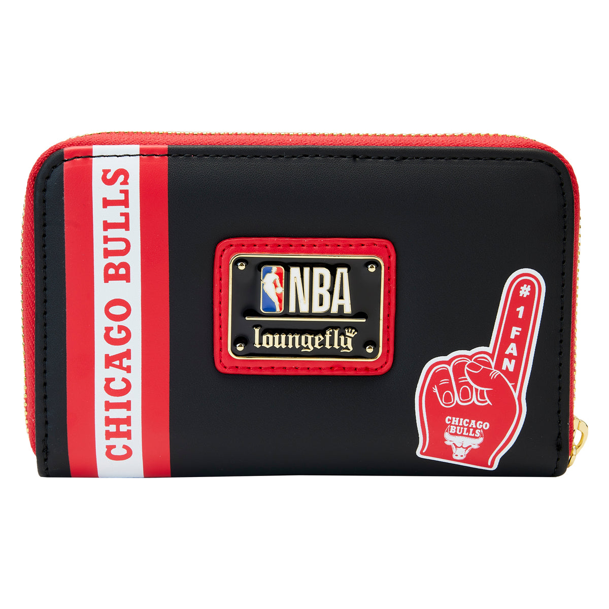 Loungefly NBA Chicago Bulls Patch Icons Zip Around Wallet – Modern Pinup