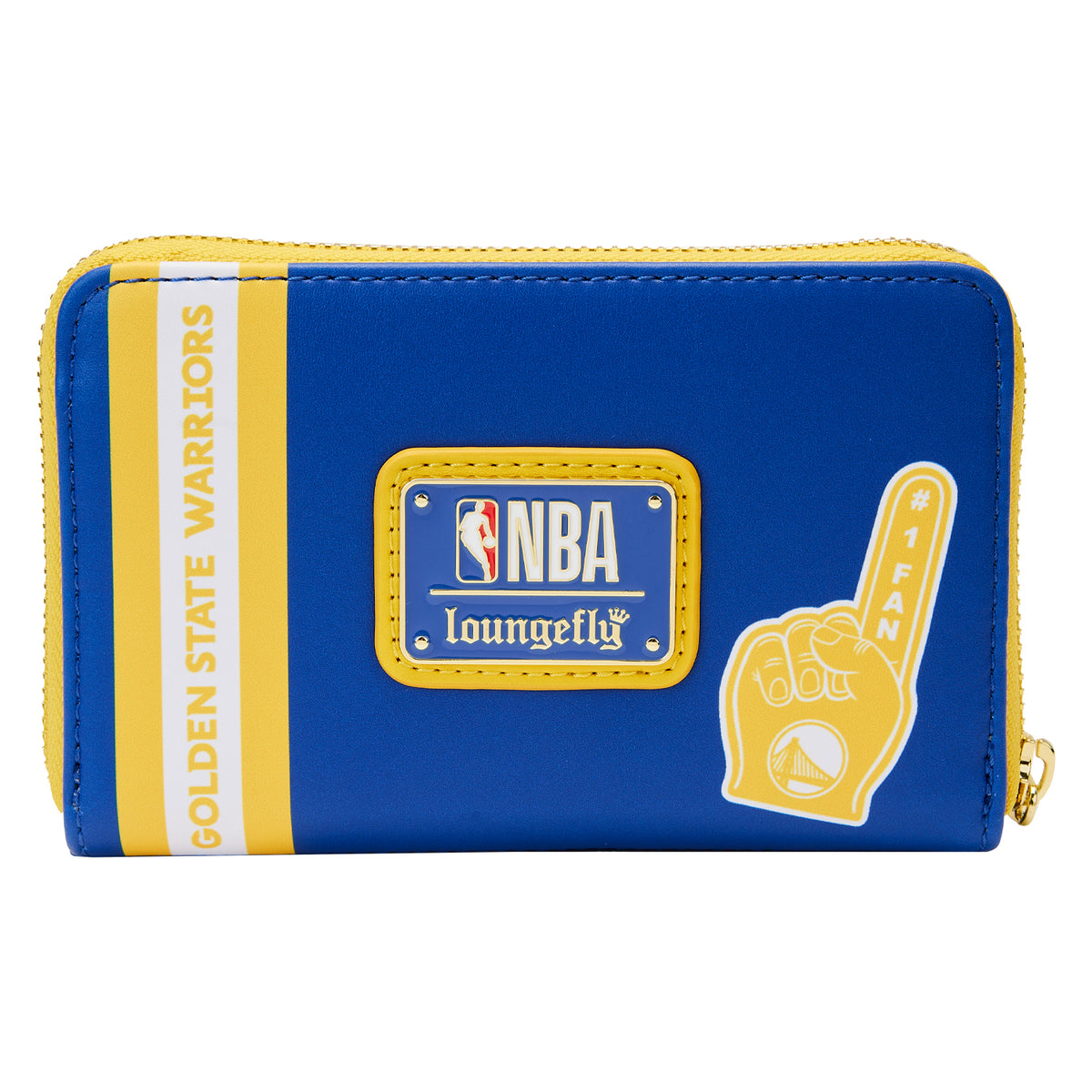 Loungefly NBA Golden State Warriors Patch Icons Zip Around Wallet ...